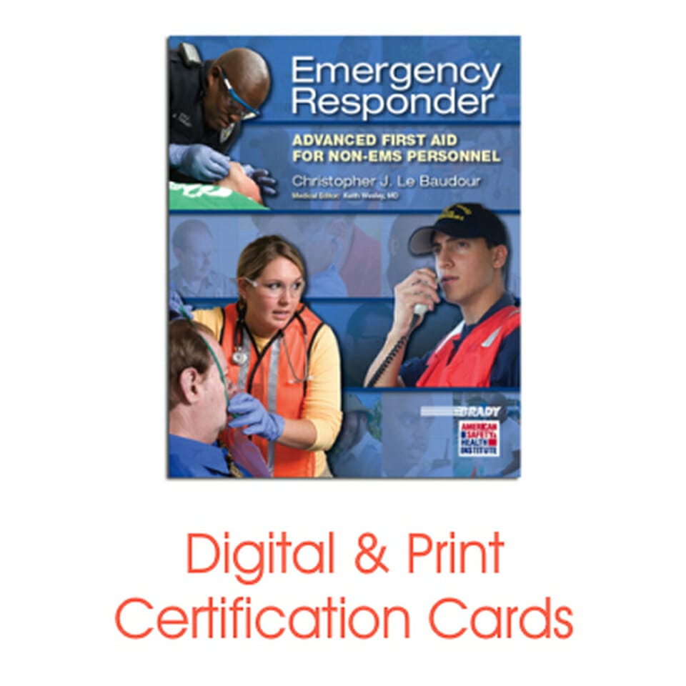 ASHI Advanced First Aid Certification Cards - Shop Vitali
