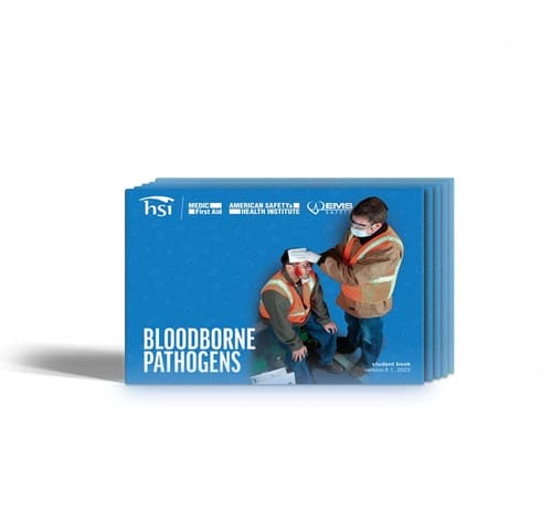 HSI Bloodborne Pathogens (BBP) 5 pack of Student Books (No Card) - 2020
